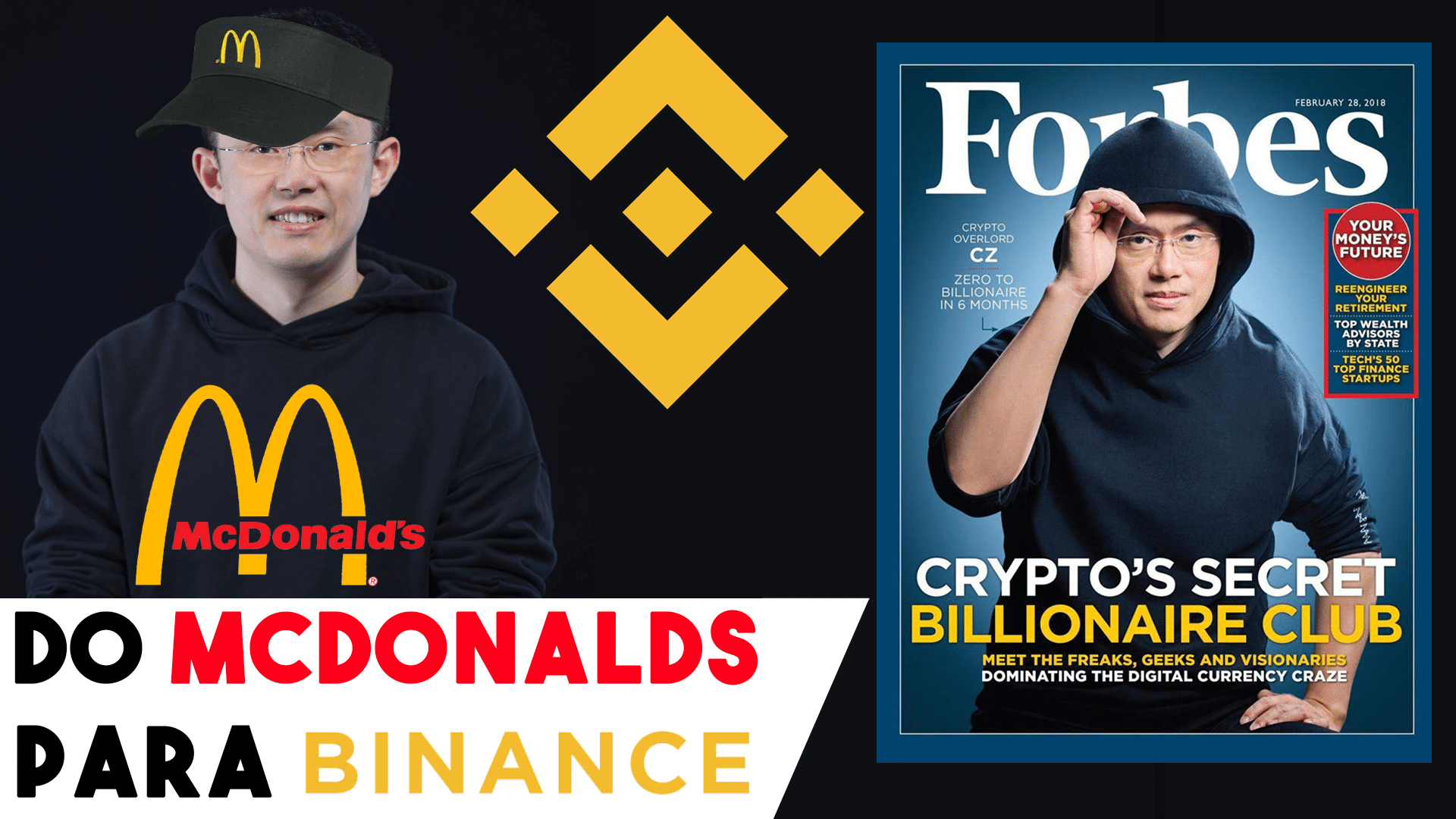 Fundador da Binance: De funcionário do McDonalds para Bilionário das ...