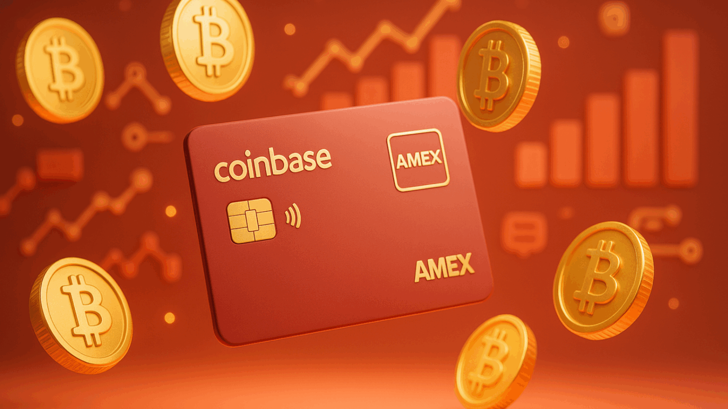 Coinbase e Amex lançam cartão de crédito com recompensas em Bitcoin