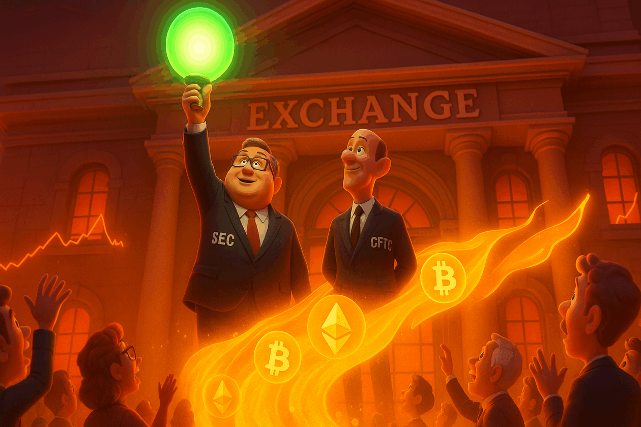 SEC e CFTC liberam cripto em bolsas tradicionais