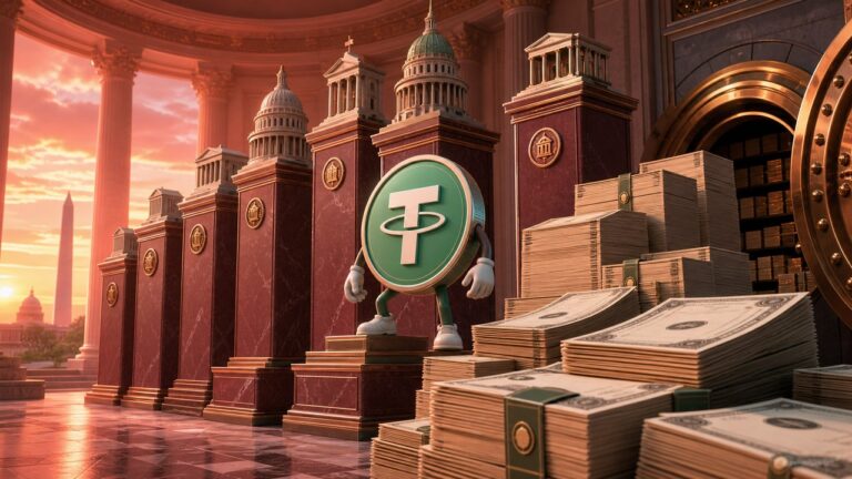 Tether vira 17º maior credor dos EUA com US$ 141 bi em Treasuries